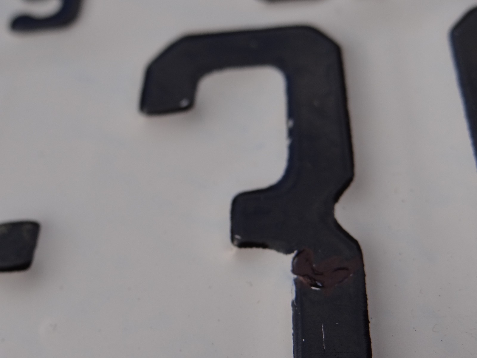 TRIUMPH TR4 LICENSE PLATE BADGE TR3 TR4A TR250 TR6 TAG P.E.I. SMALL ...