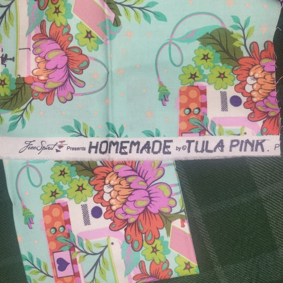 Tula Pink Homemade: Lot of 5 Fat Quarters 18" x 22" and one half yard ...