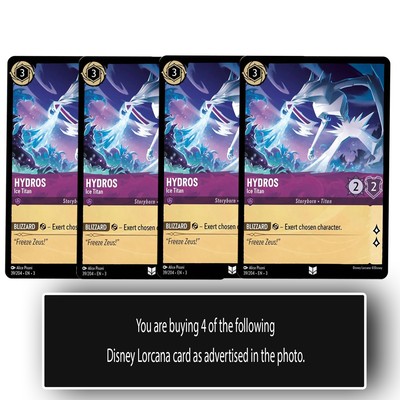 Playset Hydros - Ice Titan 39/204 Uncommon Into the Inklands Disney ...