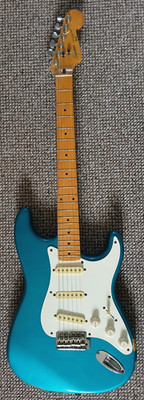 Squire Fender Stratocaster Made In Korea - Electric Guitar - Blue | eBay UK