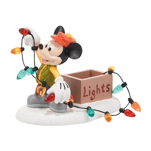 Disney Village Mickey Lights Up Christmas Accessory, 2.25 inch | eBay