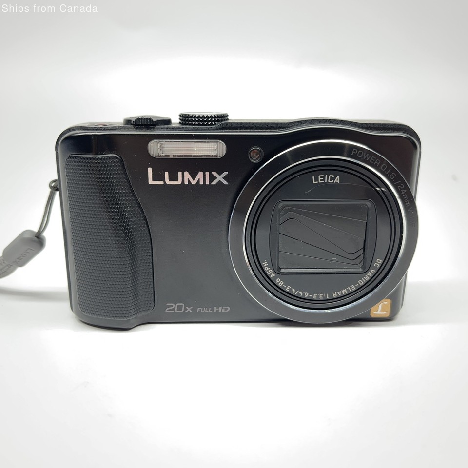 Panasonic Lumix DMC-ZS50 Black Digital Camera - 12.1 MP 20x Zoom ...