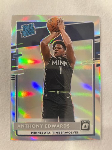2020-21 Panini Donruss Optic Anthony Edwards #151 RC Rated Rookie Holo ...