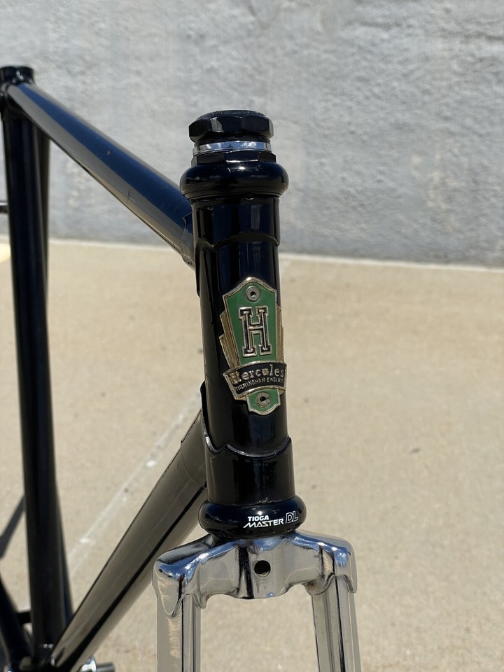 Vintage Hercules Steel Bicycle Frame - Made in England - 53cm - Used | eBay