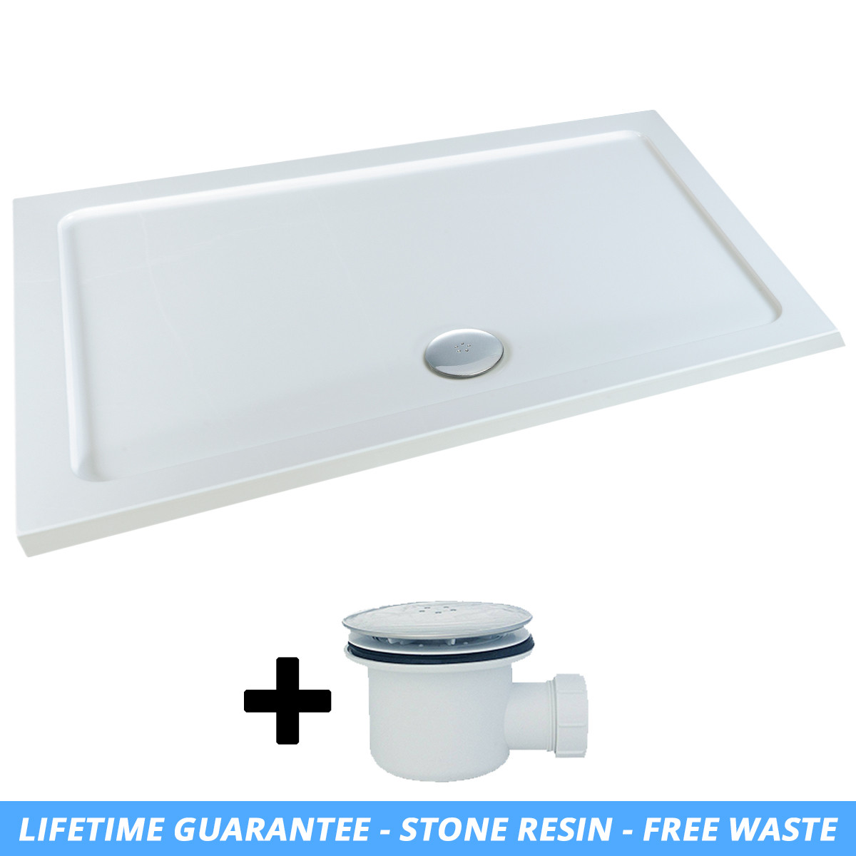 Wet Room Shower Screen Walk in Shower Enclosure + Tray With Glass ...