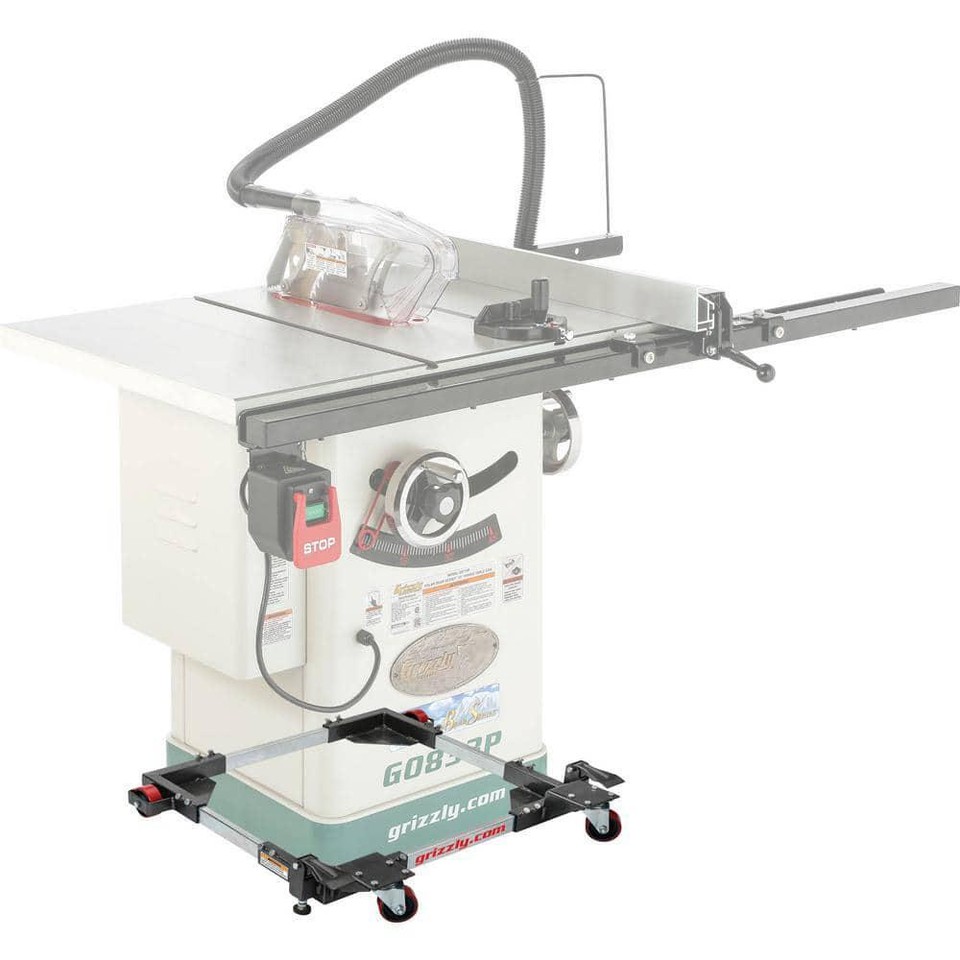 Grizzly Woodworking Tools 22.5"W Table Saws Accessory Mobile Base Bear ...
