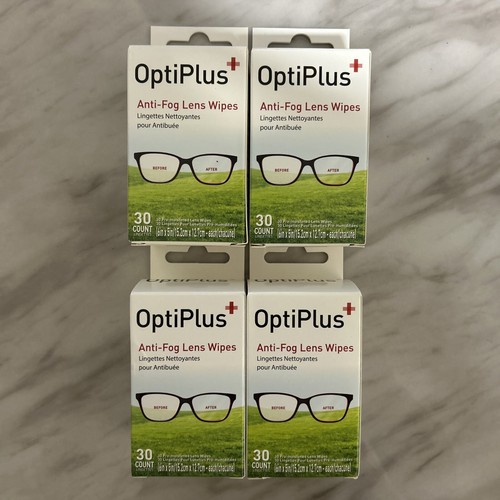 OptiPlus 30-Count Anti-Fog Lens Wipes for all Eyewear (4-Pack) | eBay