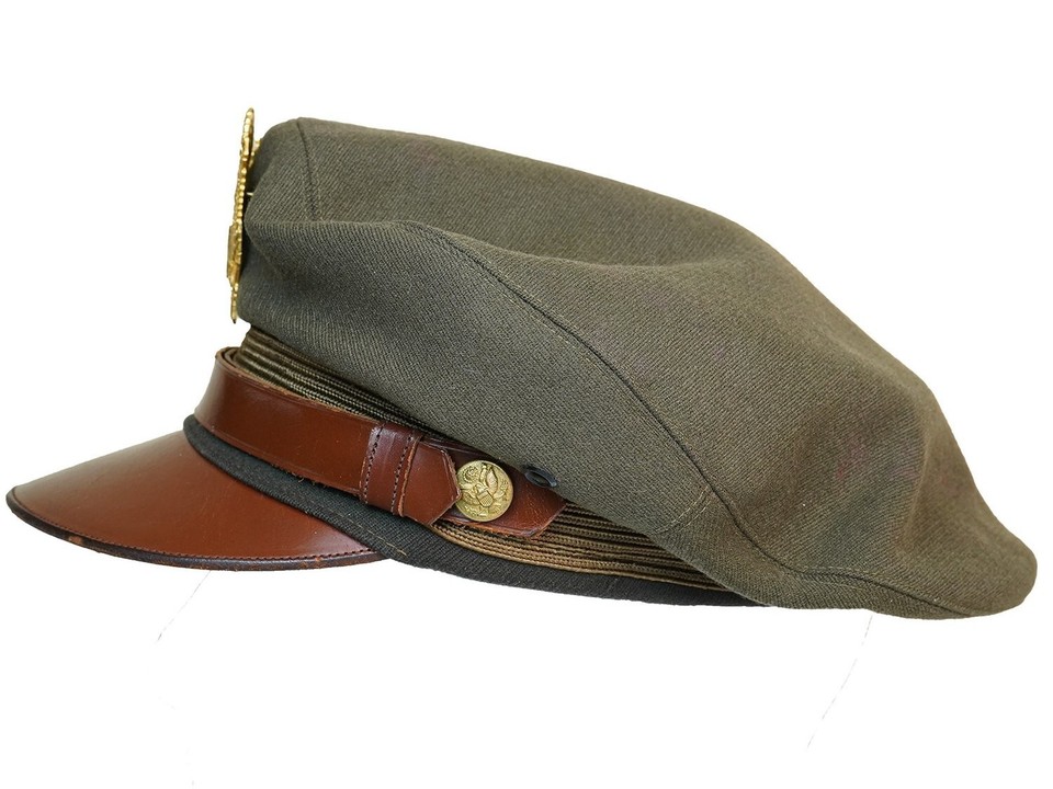WW2 USAAF OFFICER'S AUSTRALIAN MADE CRUSHER CAP w/ 2 REMOVABLE TOPS ...