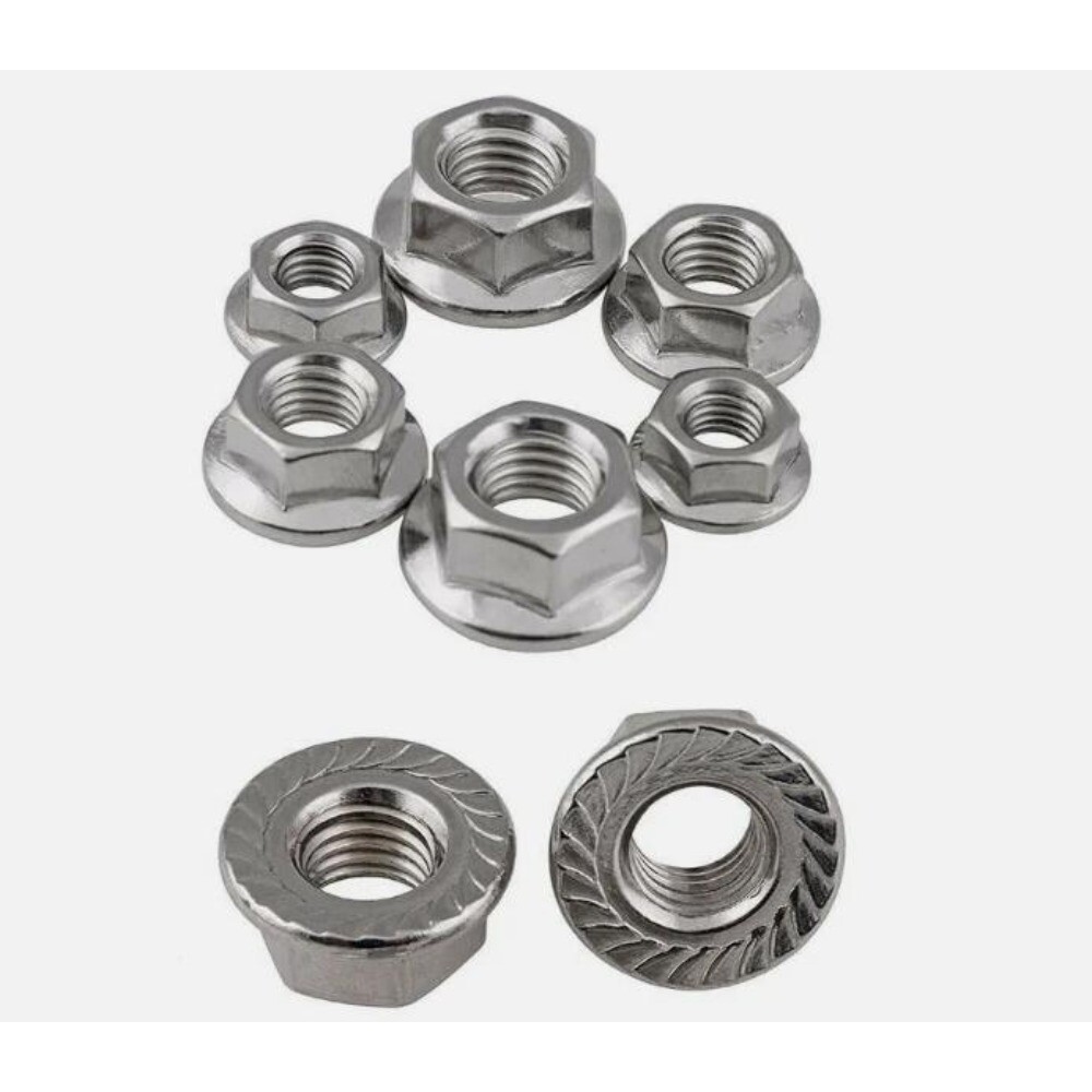 40PCS 1/2-13UNC 304 SSHexFlange nutHexFlangeNuts Non-slip Nuts Nuts | eBay