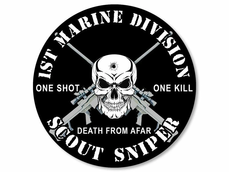 Marines Sniper Logo Wallpaper