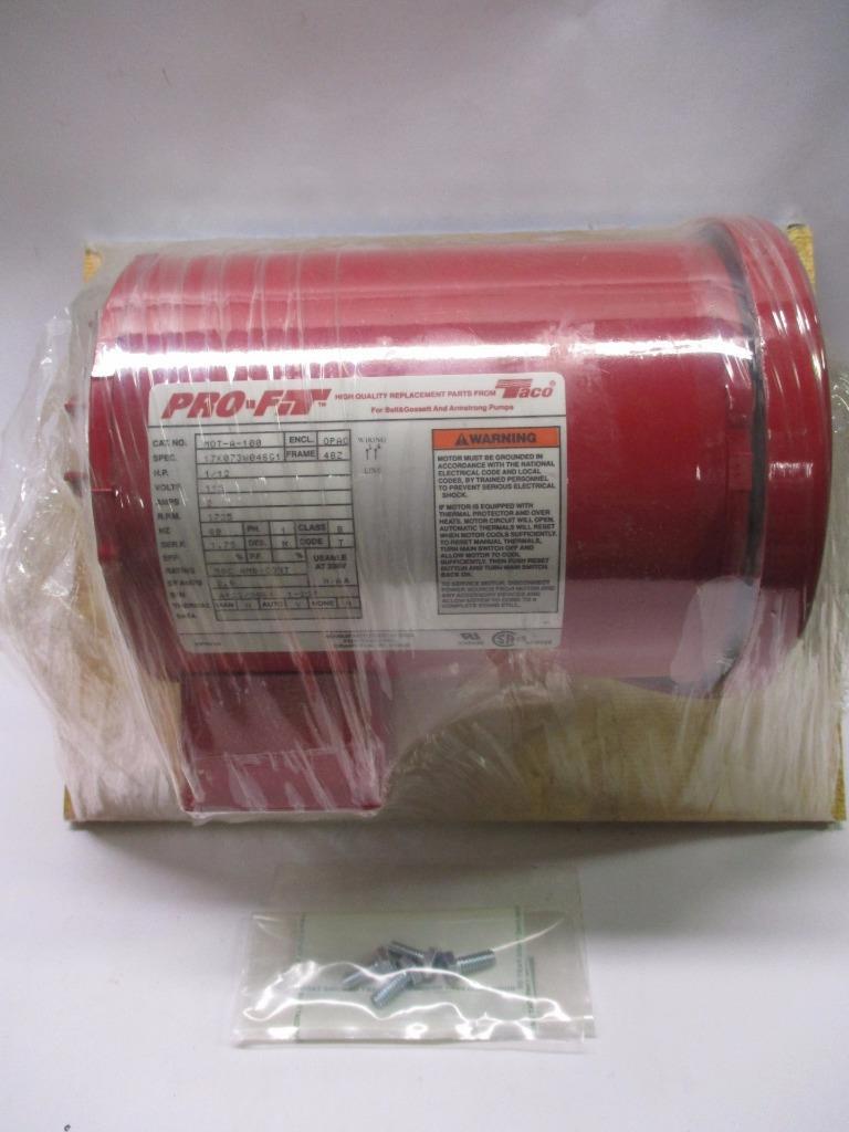 Taco Pro-Fit MOT-A-100 Electric Motor 1/12HP 115V/60/1Ph | eBay