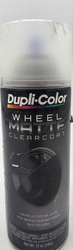 Duplicolor HWP106 Wheel Coating Paint Matte Clear 12 oz Aerosol Spray ...