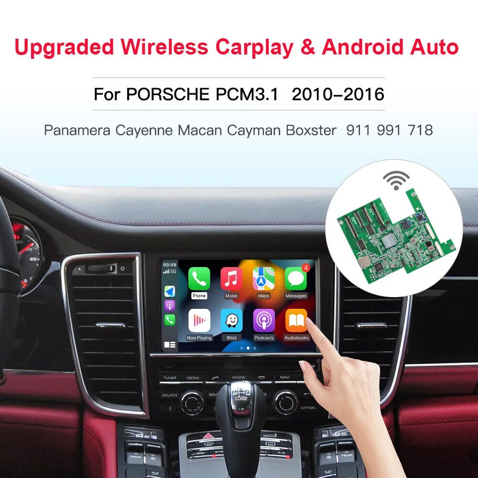 For Porsche Cayenne PCM 3.1 2010-2016 Wireless CarPlay & Android Auto ...