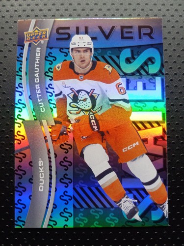 2024-25 Upper Deck Extended Series Silver Skates #SS-38 Cutter Gauthier ...