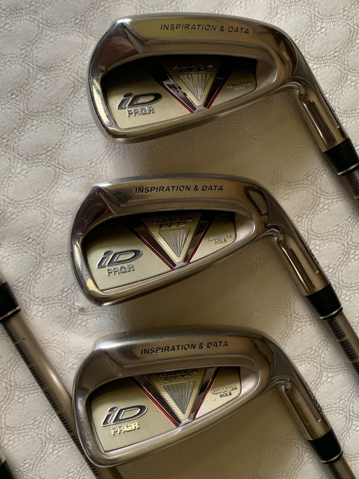 PRGR ID nabla RED Iron Set 5-PW Mitsubushi PRGR ID M-40 Stiff Regular ...