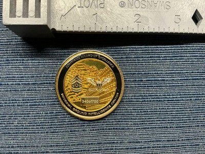 Challenge Coin, U.S. Army, National Ground Intelligence Center, Serial ...