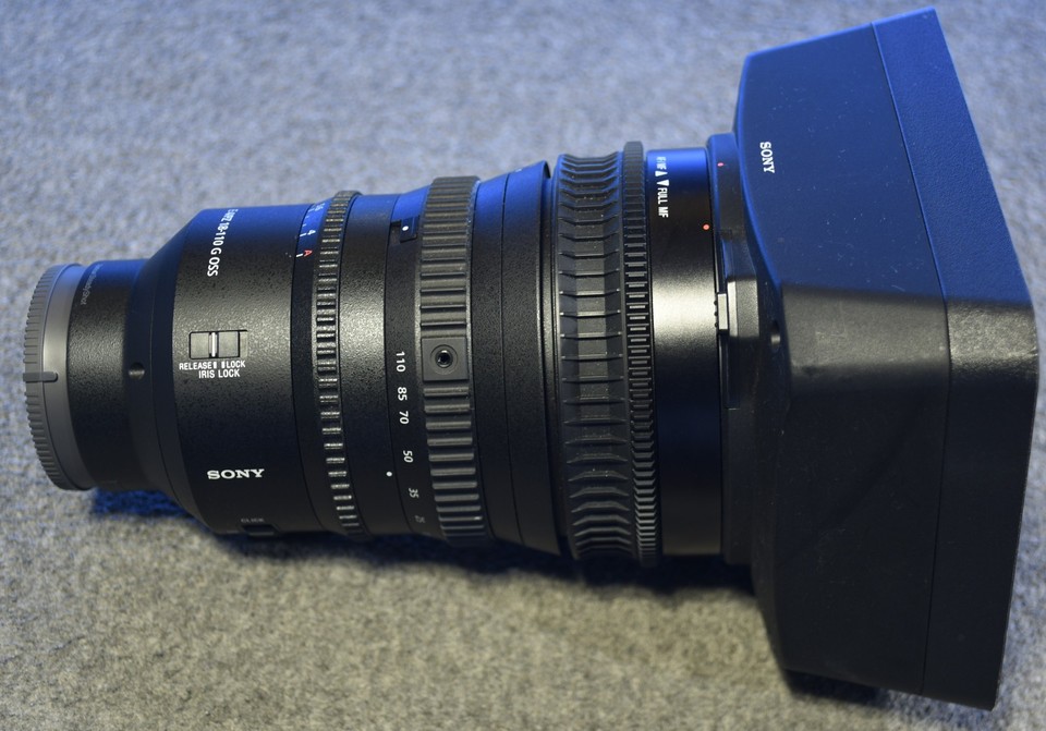 Sony E Mount G-Series 18-110mm F/4 E PZ G OSS Cine Lens - Lightly Used ...