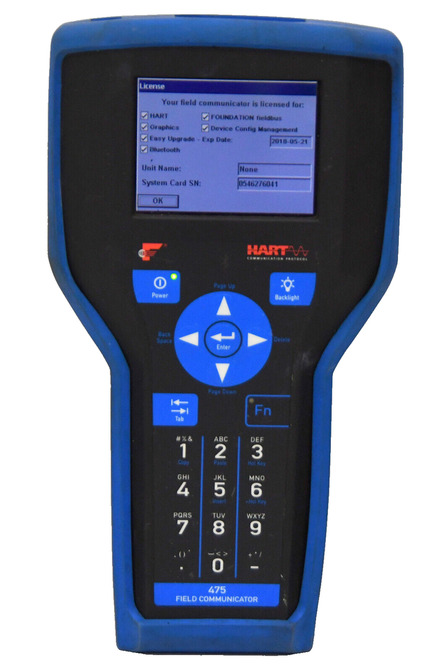 Emerson HART 475 Field Communicator Version 3.9 with Fieldbus | eBay