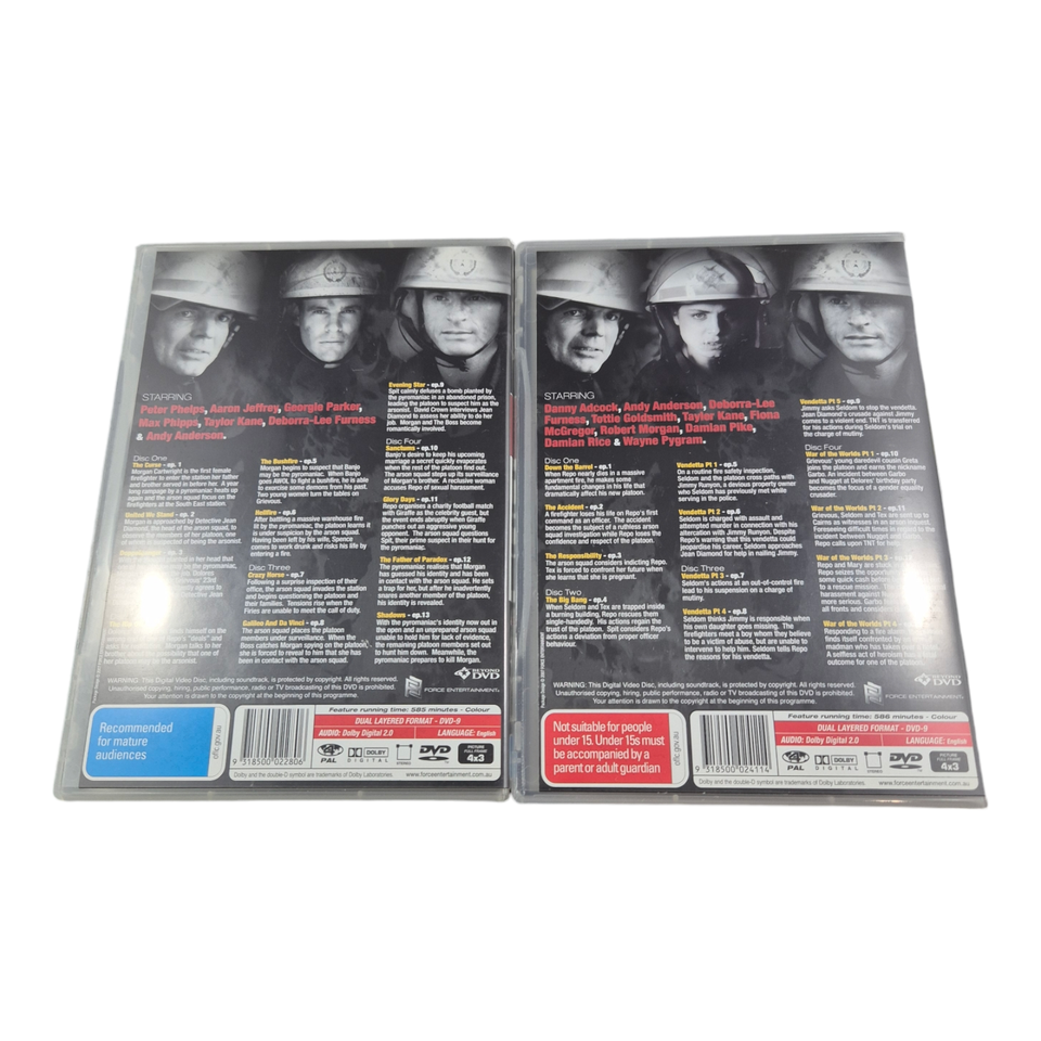 Fire Complete Series Season 1 & 2 DVD Region 4 Australian Firefighter ...