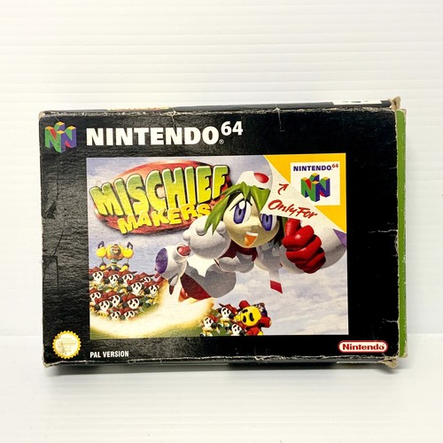 Mischief Makers + Box - Nintendo 64 N64 - Tested & Working! Free ...