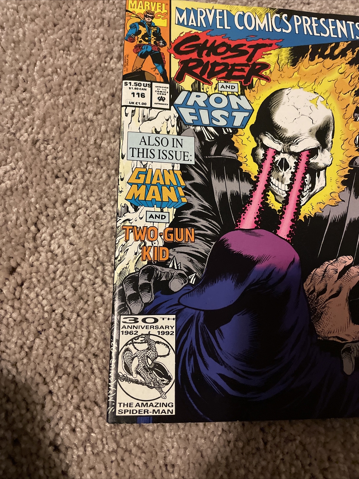 MARVEL COMICS: Wolverine-Typhoid's Kiss/Ghost Rider and Iron Fist, #116 ...