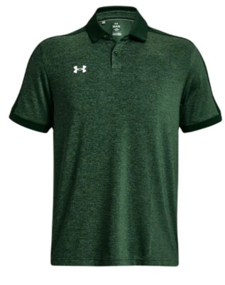 Under Armour Men's Forest Green/White Trophy Polo Shirt Sz. M NEW ...
