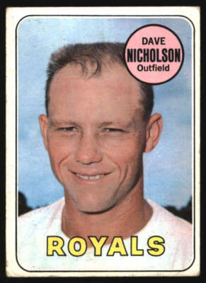 1969 Topps #298 Dave Nicholson GVG Royals 570541 | eBay