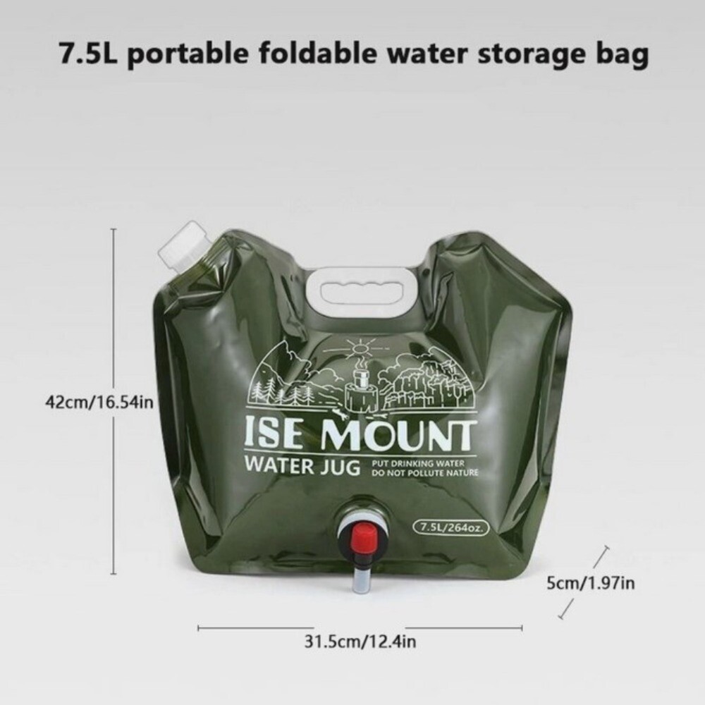Collapsible Water Bag 7.5L Water Bucket Convenient Water Pouch | eBay