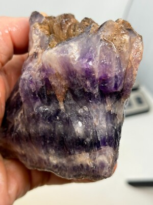 Chevron Amethyst Rough Slabbing Cabbing Lapidary Carving Chakra Reiki ...
