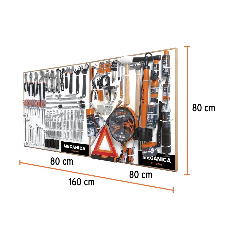 Truper EX80-MEC-2T Mechanics display, 80x80 cm, 2 boards | eBay