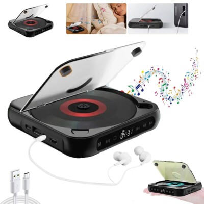 Rechargeable CD Player With Bluetooth Portable Personal Cd Players For ...