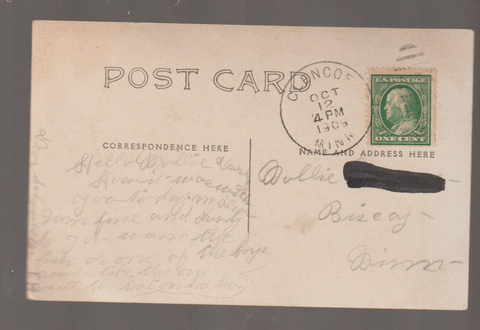 Glencoe MINNESOTA RPPC 1909 GIANT FISH Fishing EXAGGERATION W.H. Martin ...