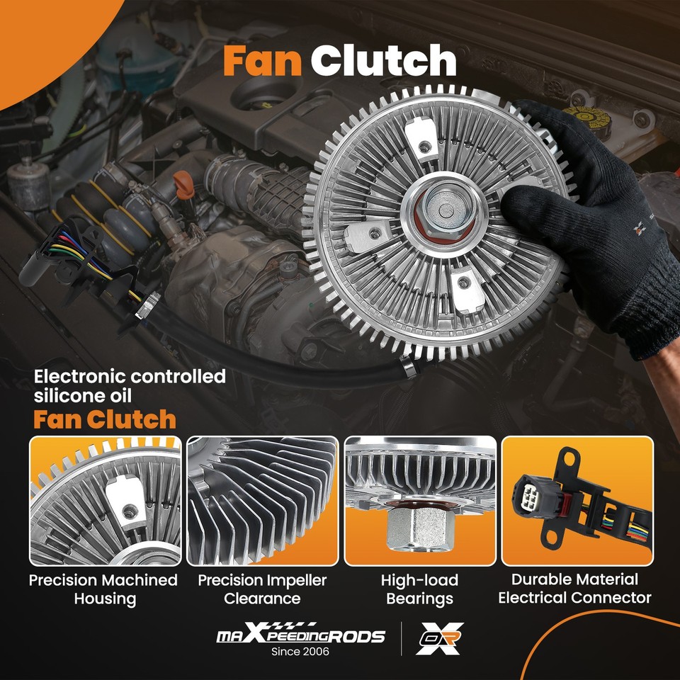 Fan Clutch Assembly For RAM 2500 3500 4500 5500 2010-13 68155609AB 326 ...