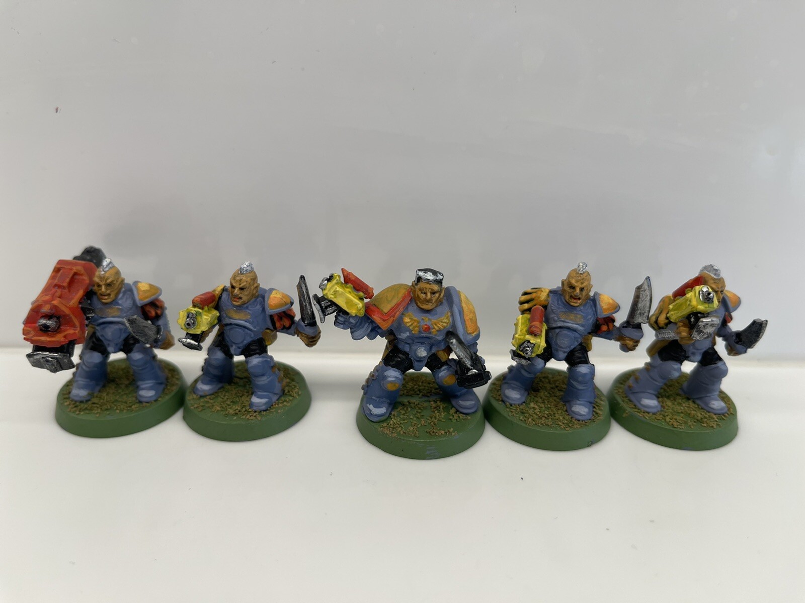 Advanced Space Crusade SPACE MARINE SCOUTS Plastic Marines Army 40K | eBay