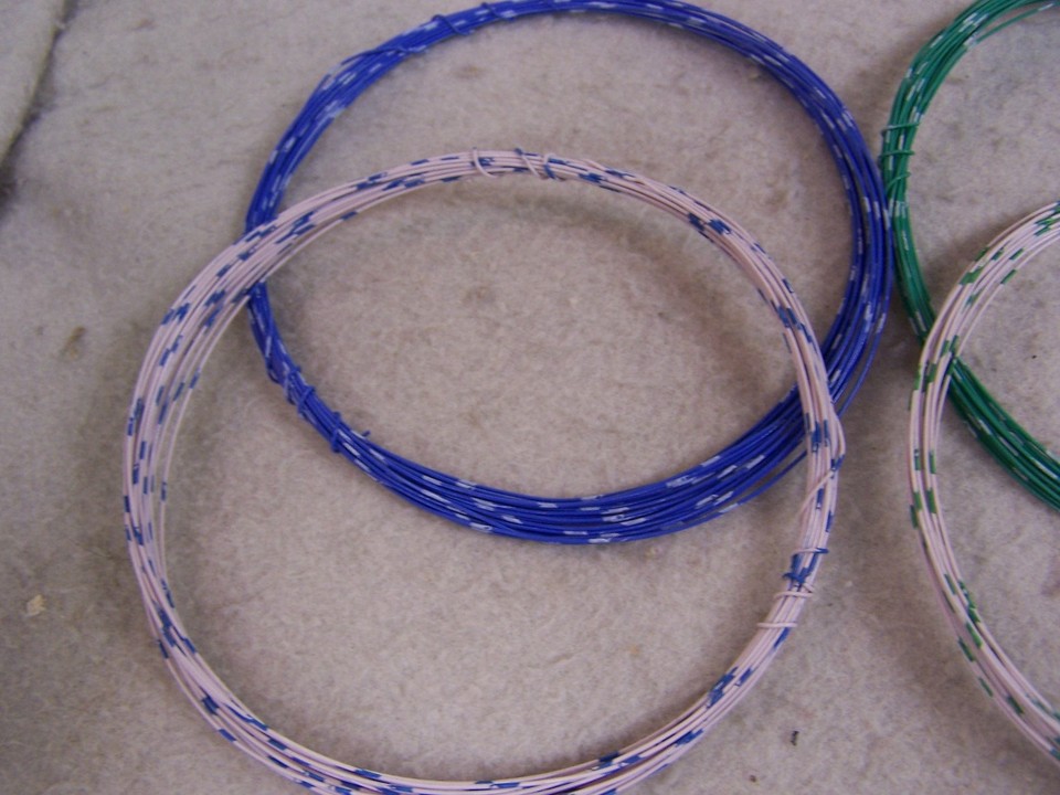 MODEL RAILROAD HOOKUP TRACK LAYOUT WIRE 6 COILS (EACH 25 FT.) HO,N,Z,O ...