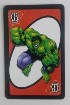 The Incredible Hulk Uno Card Red Hulk #6 | eBay