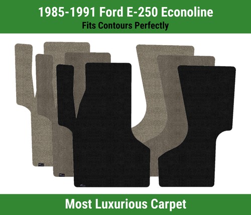 Lloyd Luxe Front Row Carpet Mats for 1985-1991 Ford E-250 Econoline | eBay