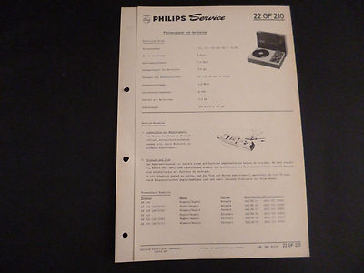 Original Service Manual Philips 22 GF 210 | eBay.de