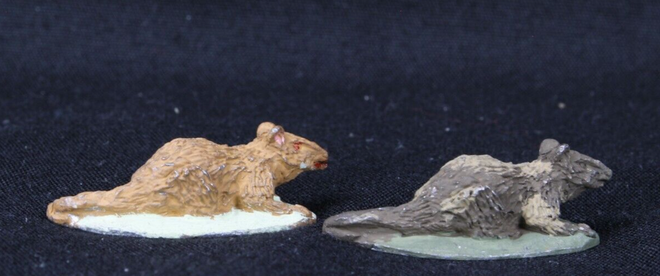 GIANT RATS pre-slotta OOP Dungeons & Dragons pre-WHFB citadel FIEND ...