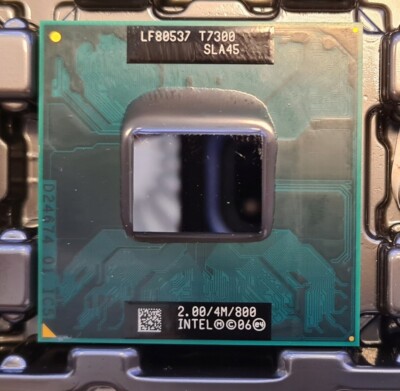 CPU 2.0 T7300 SLA45 2000MHz Intel Core 2 Duo Processor Intel Socket P ...