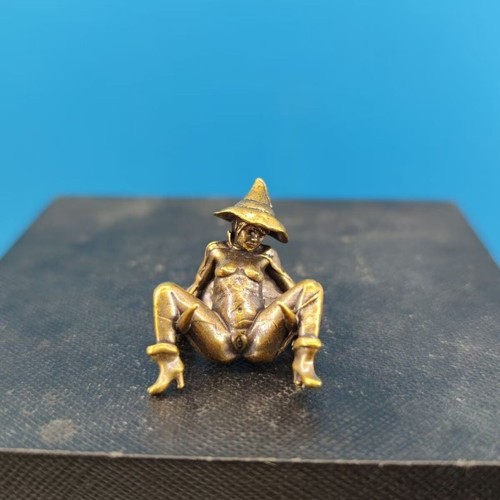 Brass Lysa Pajamas Cute Witch Model Ornament Pretty Girl Handmade | eBay