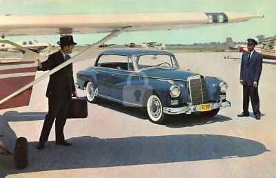 1961 Mercedes Benz 4-Door Hardtop Airplane Postcard Copy | eBay