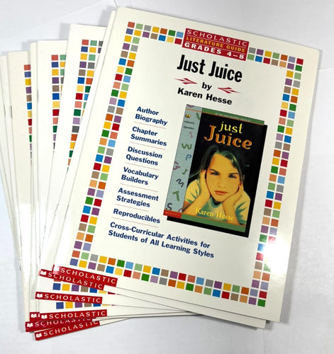 Just Juice by Karen Hesse Literature 10 lot set 2001 Scholastic ...