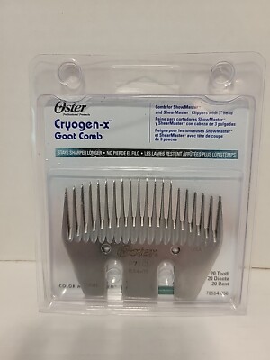 New Oster 20 Tooth GOAT COMB Cryogenic-X SHEARMASTER SHOWMASTER ...