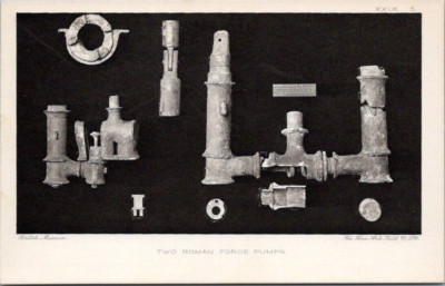 Ethel H. Traphagen British Museum Roman Force Water Pumps Engineering ...