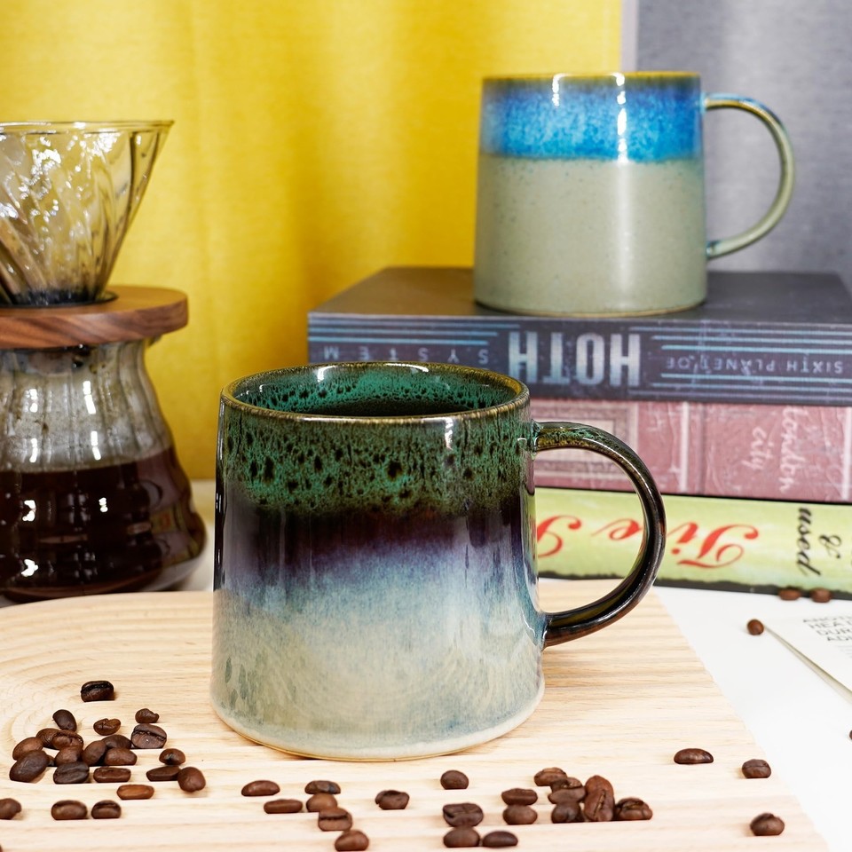 Large Ceramic Coffee Mugs, 20 oz Handmade Pottery Mug, Big Tea Cups ...