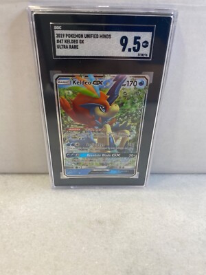 2019 Pokemon Sun & Moon Unified Minds Keldeo GX Full Art 47/236 PSA 9 ...