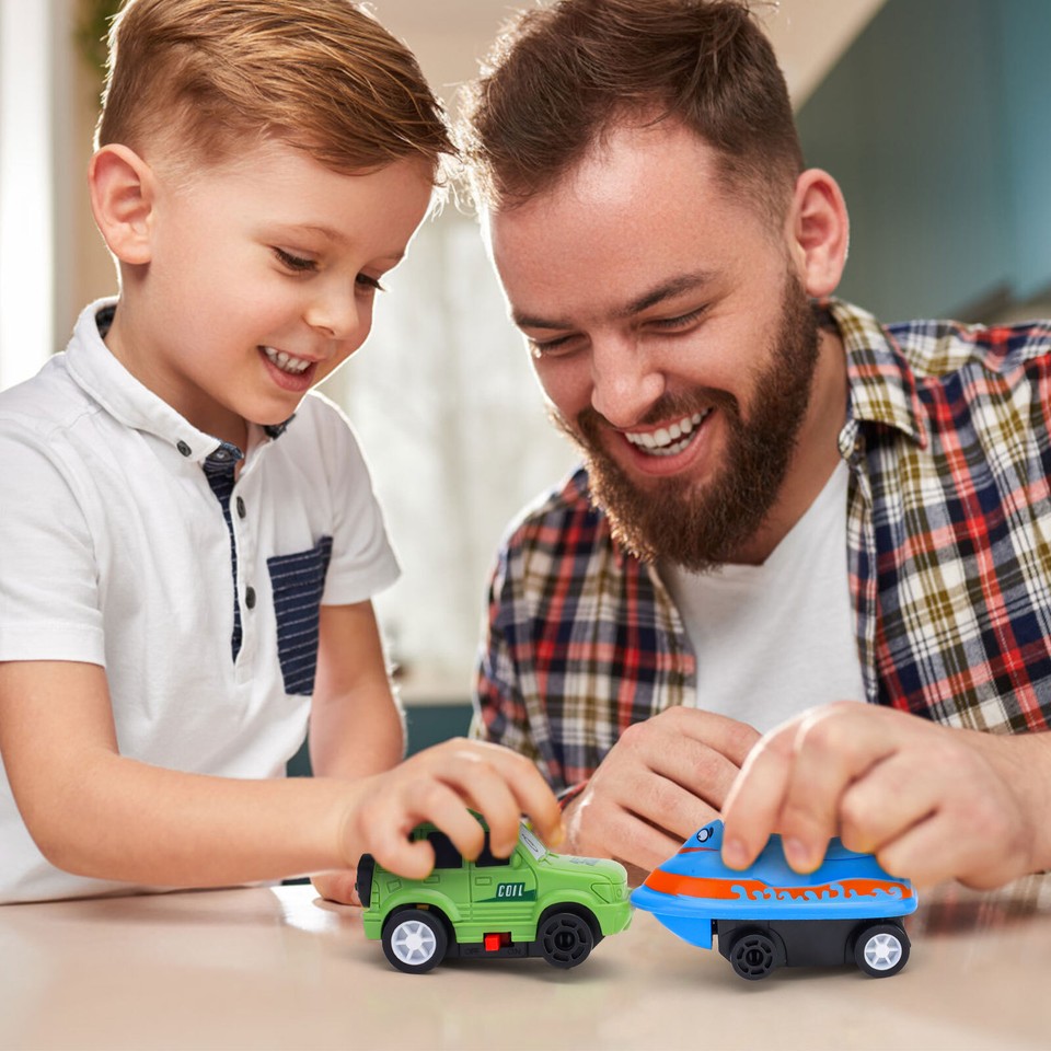 25PCS Puzzle Racer Kids Car Track Set Land Series Jigsaw Puzzle Racer ...