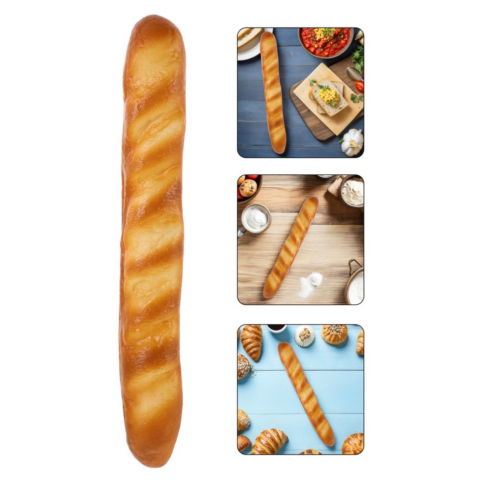 Fake French Loaf Model - Realistic Artificial Bread Loaf Models ...