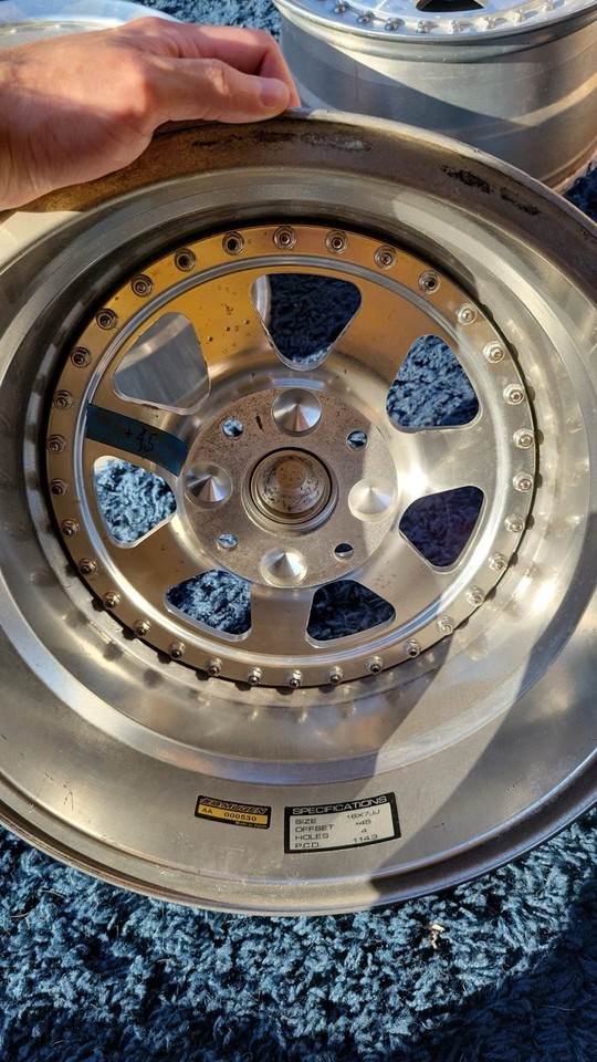 Authentic MUGEN M7 16x8 +50 16x7+45 4x114 LUG PATTERN | eBay